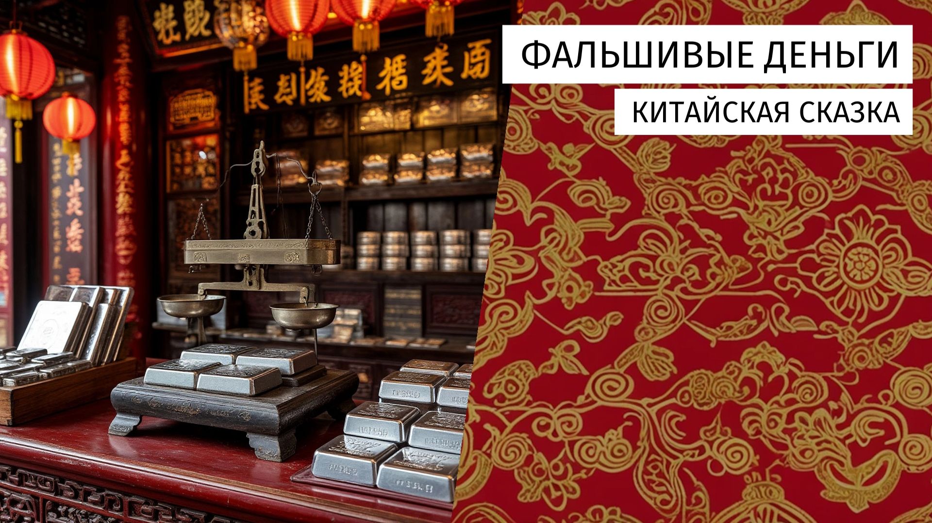 Фальшивые деньги. Китайская сказка.