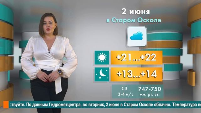 Погода в Старом Оскола на 2 июня