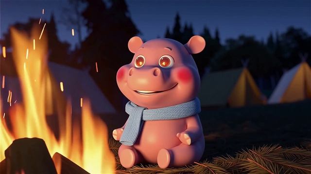 🦛🏝️ РОЗОВЫЙ БЕГЕМОТИК: 3D-приключение на острове Робинзона