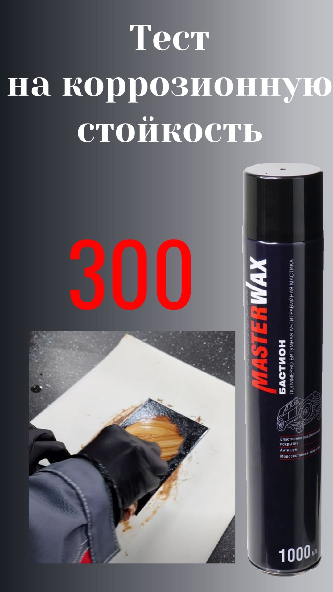 Нужен антикор для днища и арок авто? Бастион - тест на устойчивость защиты.