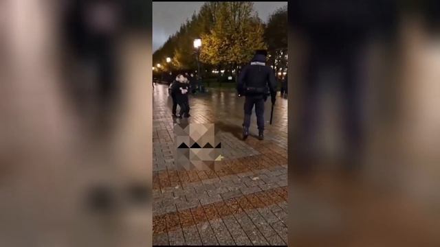 Задержание кавказцев за драку с полицией
