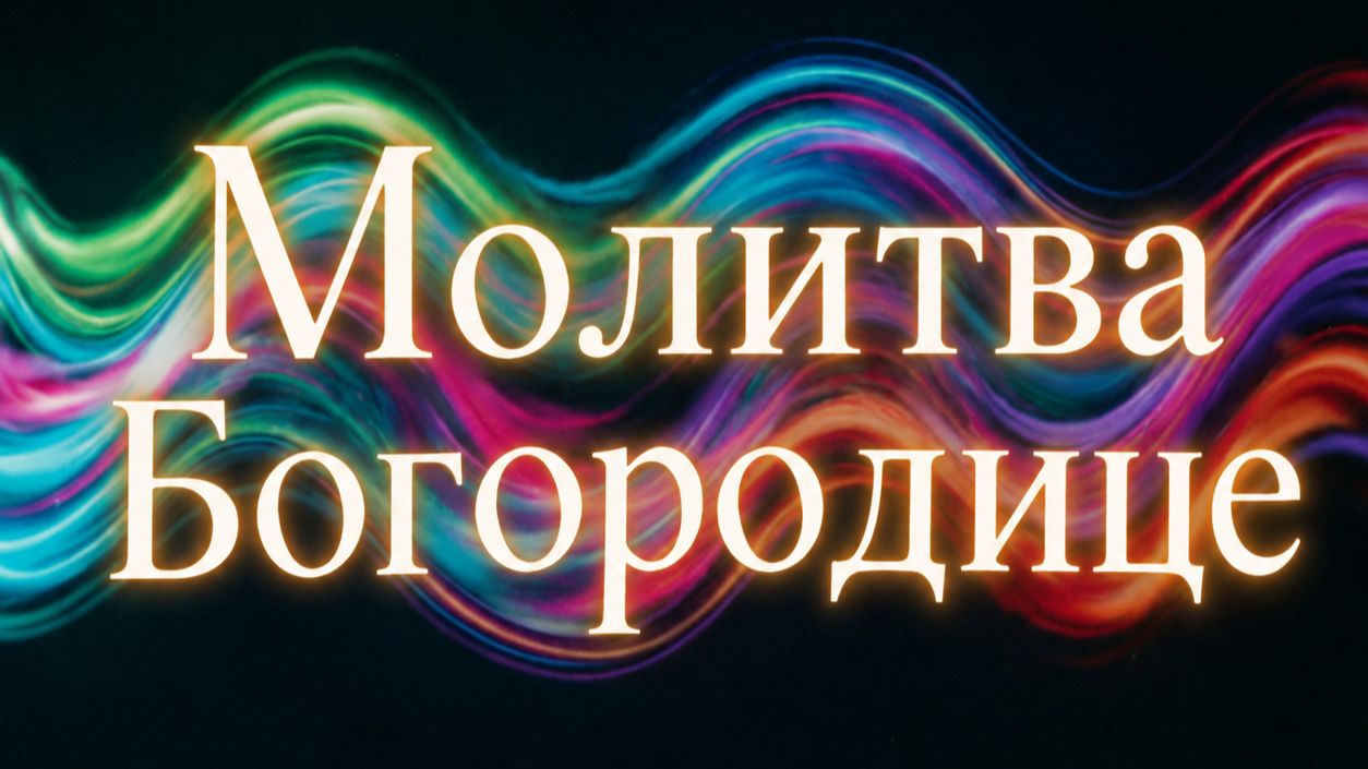 Молитва  Богородице "Богородица, дева радуйся"