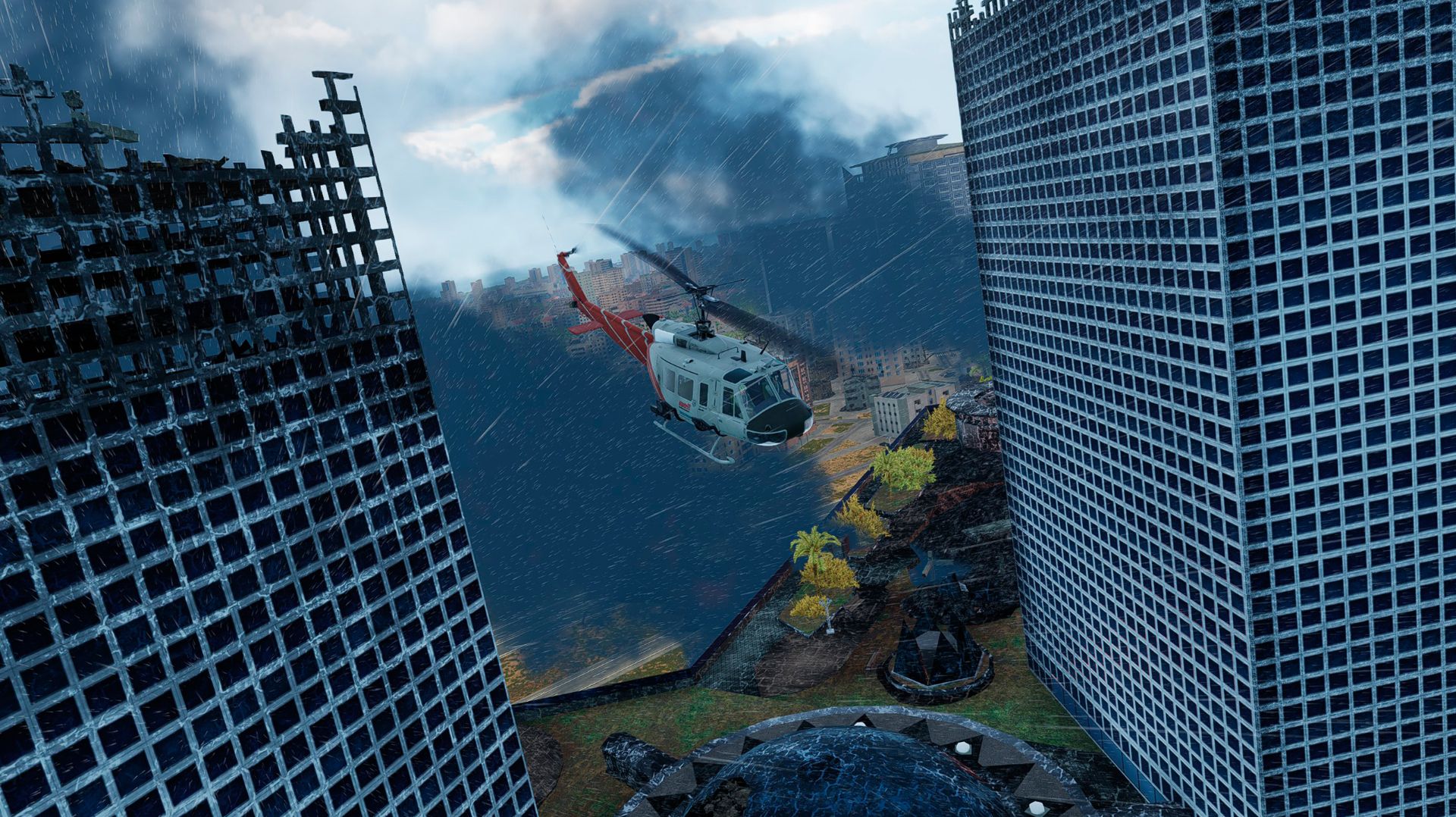DCS: Syria Map - Models of the destruction of skyscrapers