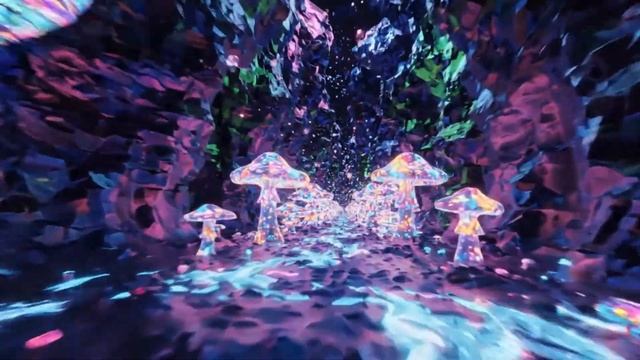 Magic Mushrooms Psytrance x Creeds Push Up Mix  Viral June Trending 2026 (Andromeda LSD Visuals)