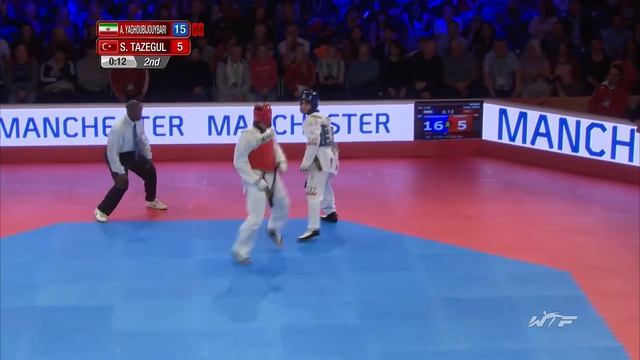 [SEMI FINAL] MALE -68kg _ YAGHOUBIJOUYBARI, ABOLFAZL (IRI) vs. TAZEGUL, SERVET (TUR)