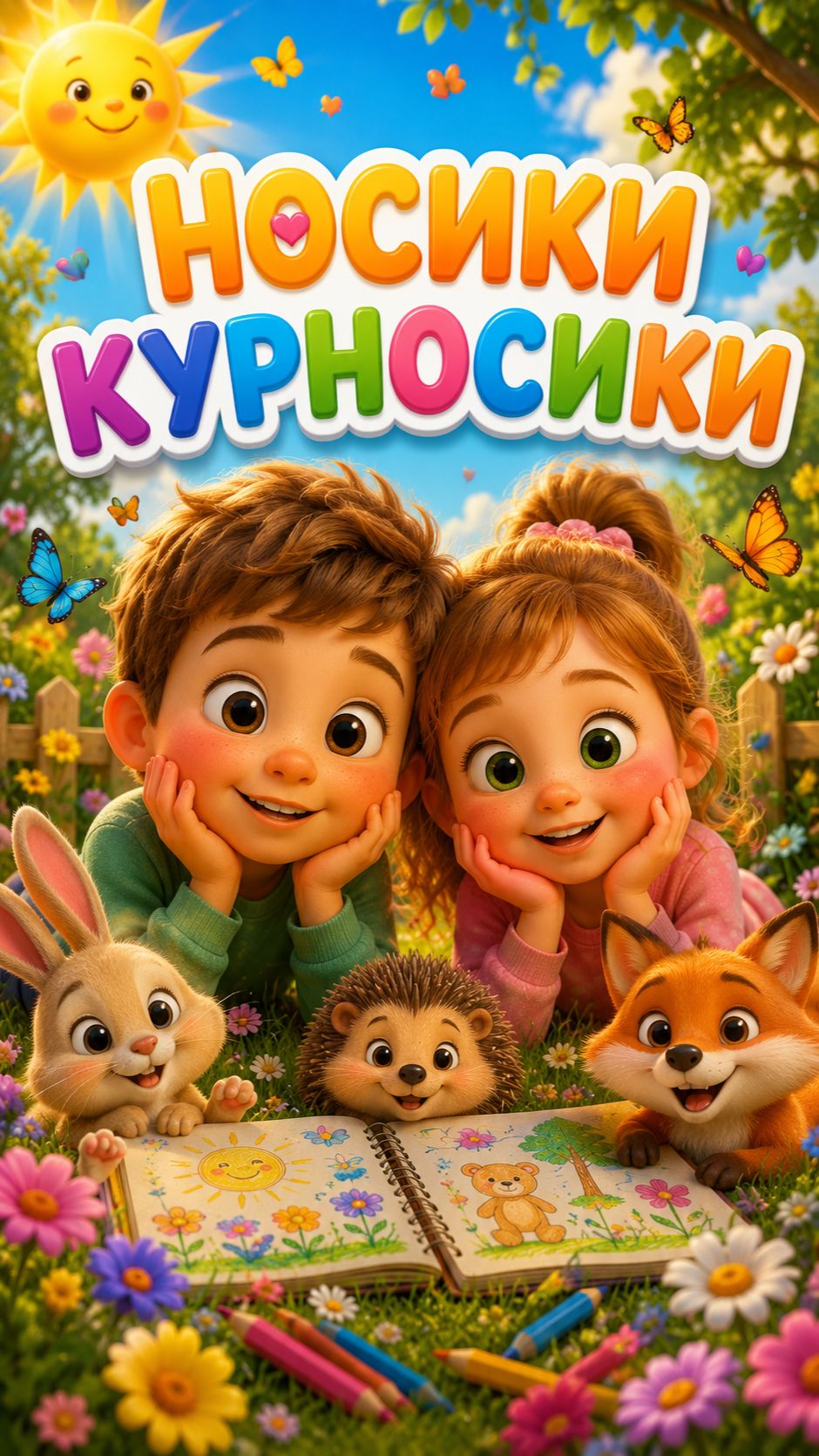 Носики Курносики Мульт песенка для малышей!