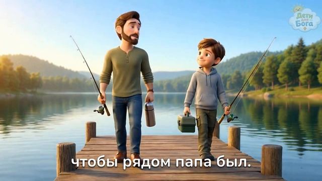 Спасибо, папа 💛 Христианская песня для детей