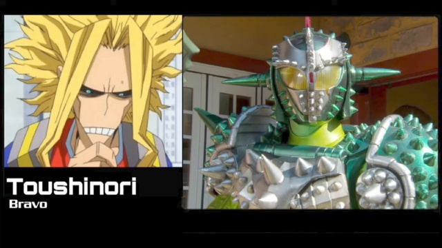 My Hero Academia crossover Kamen Rider Gaim