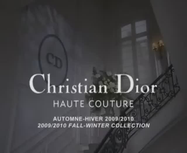 Показ женской коллекции Christian Dior осень-зима 2009-2010