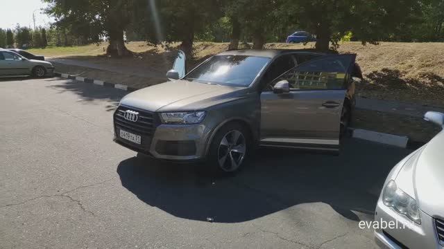 Audi Q7 2 поколение eva коврики в салон и багажник evabel.ru 8800-222-48-45