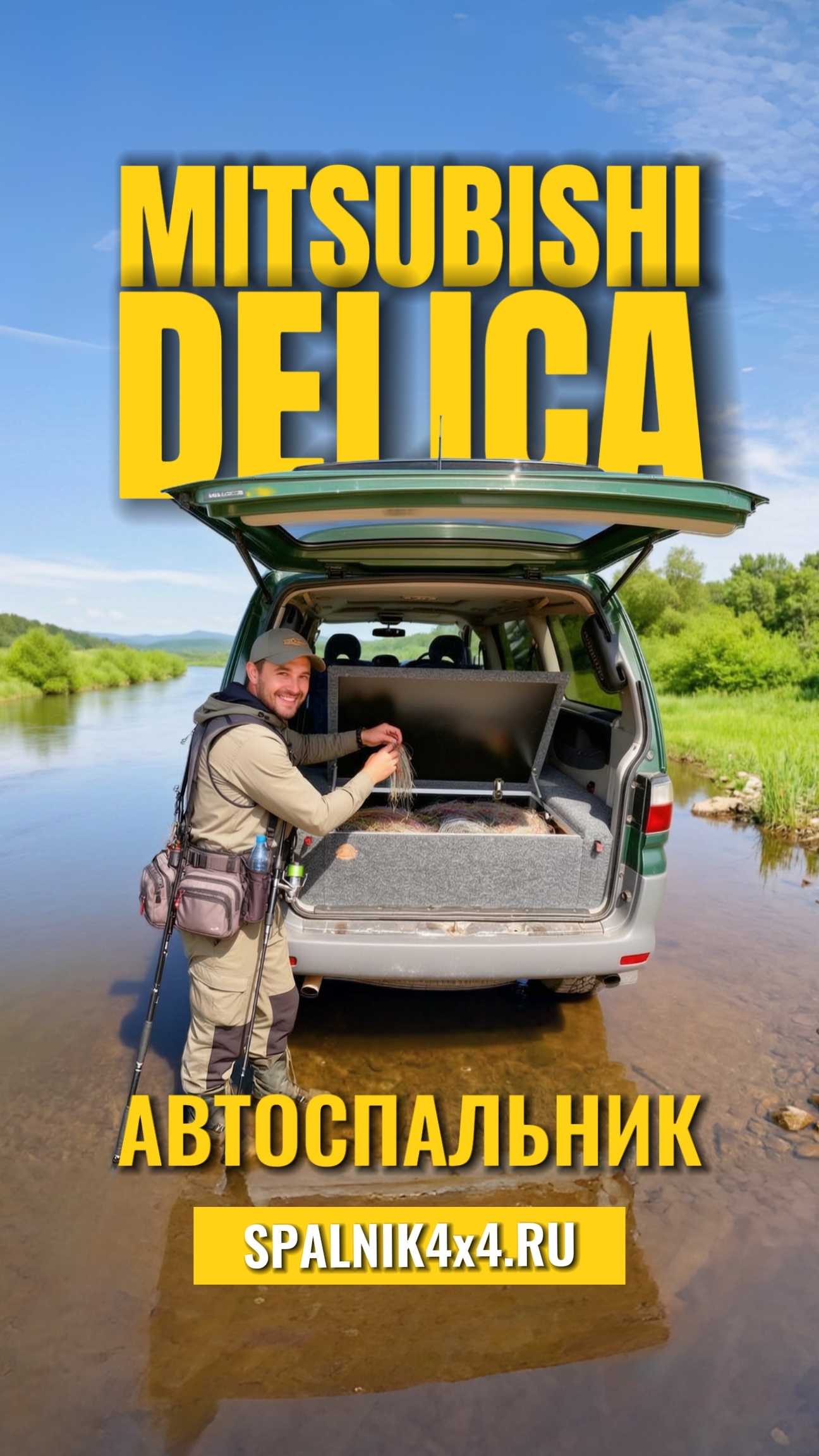 Mitsubishi Delica - автоспальник по индивидуальному проекту для Делики 4го поколения. #spalnik4x4