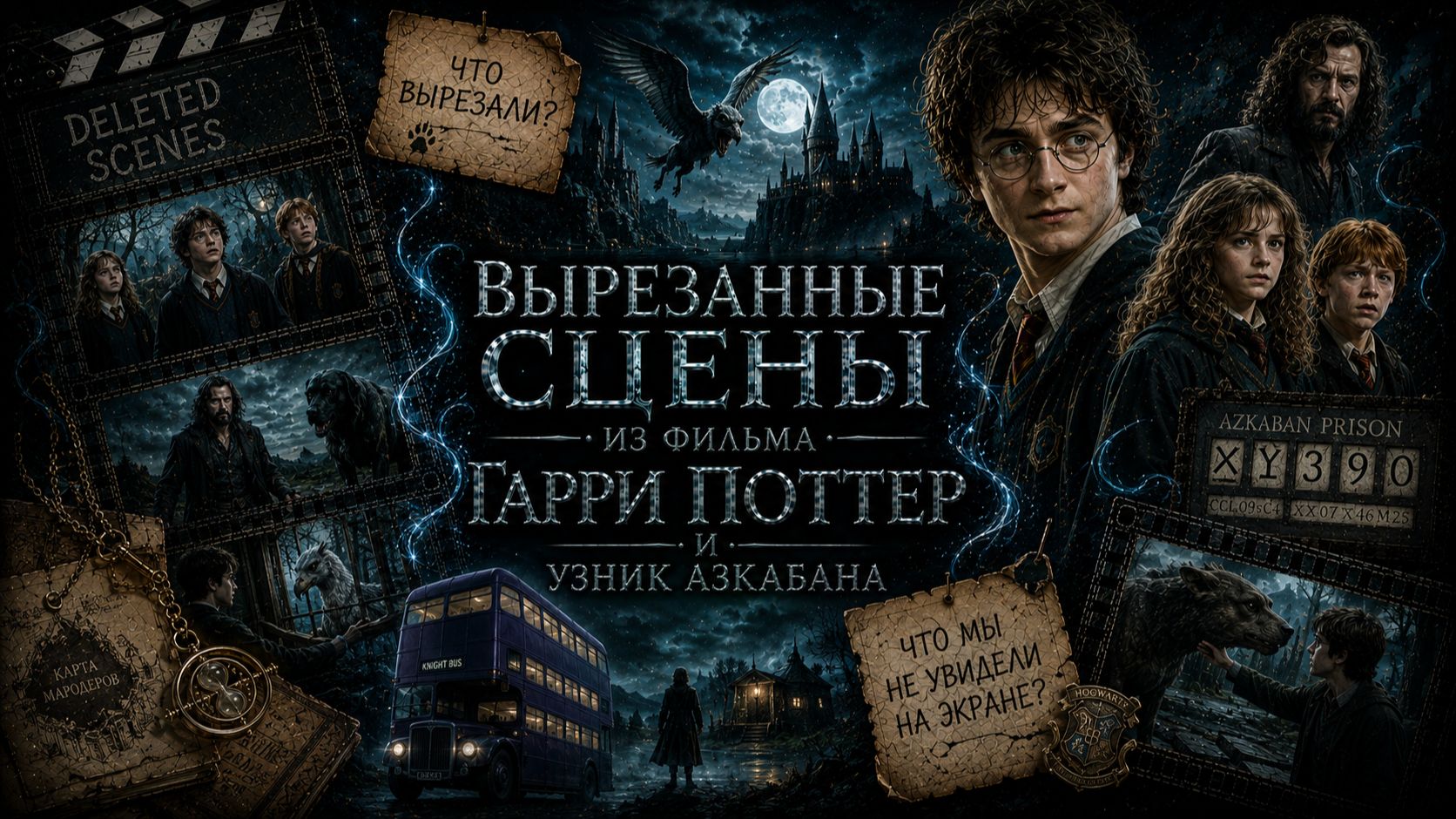 ВЫРЕЗАННЫЕ СЦЕНЫ ИЗ ФИЛЬМА ГАРРИ ПОТТЕР И УЗНИК АЗКАБАНА