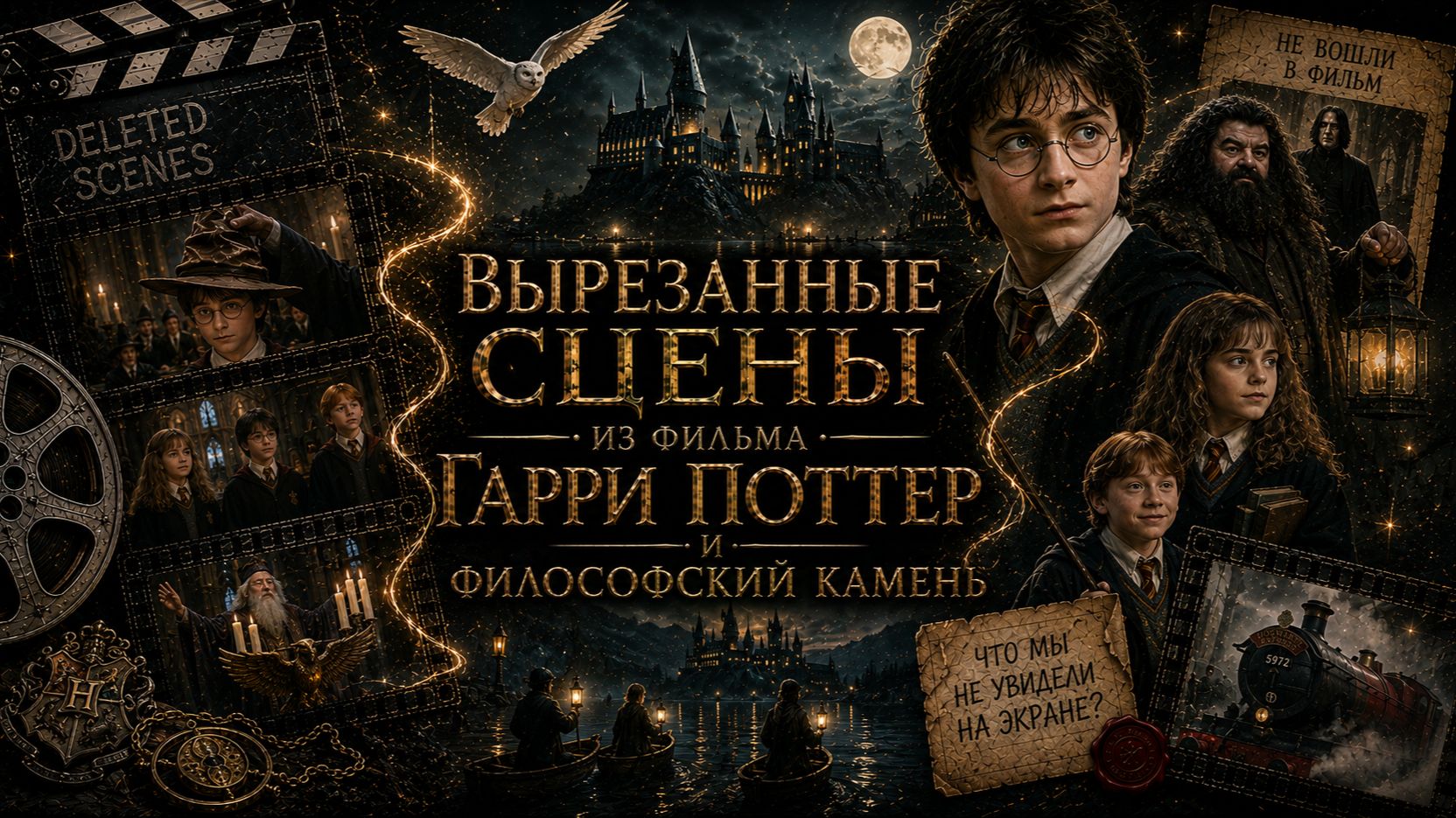 ВЫРЕЗАННЫЕ СЦЕНЫ ИЗ ФИЛЬМА ГАРРИ ПОТТЕР И ФИЛОСОФСКИЙ КАМЕНЬ