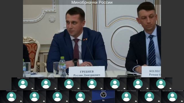 Выступление Р.Д. Гребнева на совещании в Министерстве науки и высшего образования 17.04.2025 г.