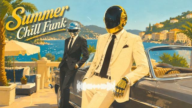 DAFT PUNK INSPIRED SUMMER CHILL FUNK – Riviera Convertible Dreams 🌴☀️ Coastal Sunset Drive & Luxury