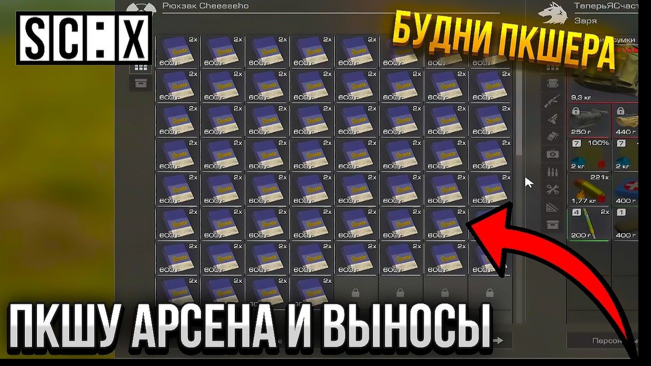 ПКШУ АРСЕНА И ВЫНОСЫ С КУЗНИ В СТАЛКРАФТ! Будни ПКшера В STALCRAFT: X