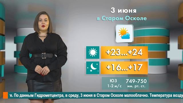 Погода в Старом Осколе на 3 июня