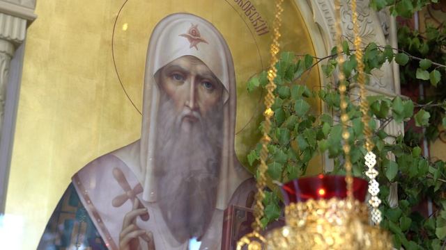 Проповедь митрополита Леонтия после Божественной литургии в Алексиево-Акатовом монастыре