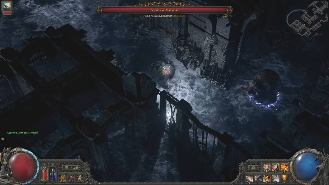 Адриенна Злая Роза и ужин из нежити Path of Exile 2