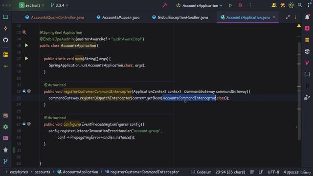 39. Implementing CQRS and ES in accounts microservice - Part 2