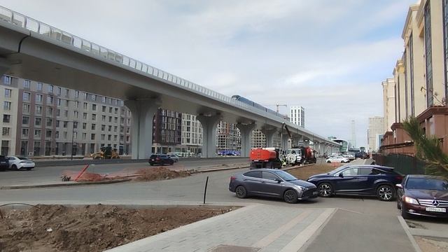 Астана. Апрель 2026. Тестирование легкого метро.