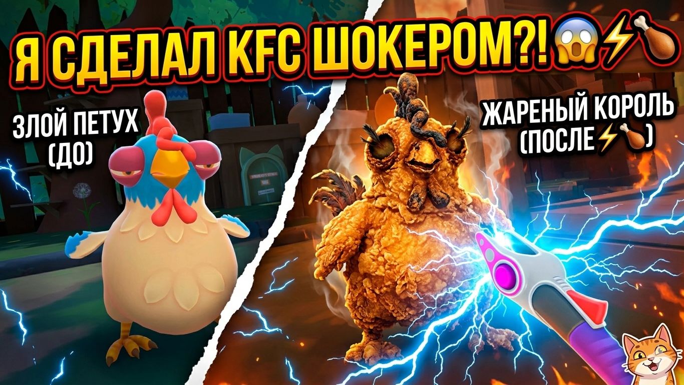 ШОК! БЕШЕНЫЙ КОТ УСТРОИЛ ПЕТУХУ ПОЛНЫЙ ФАРШ 😱🔥 Симулятор Кота в VR (I Am Cat)