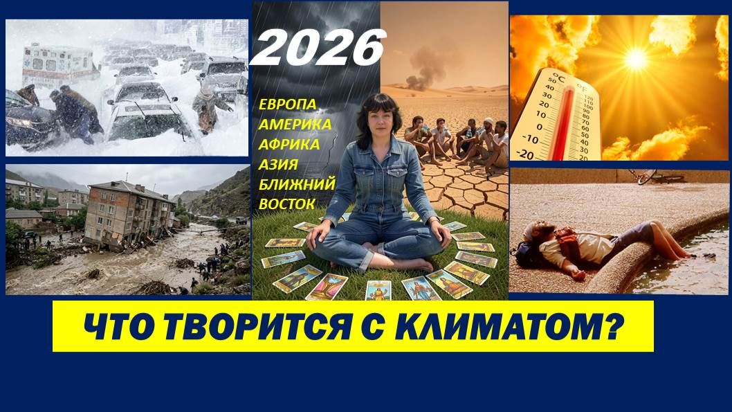 КЛИМАТИЧЕСКИЕ СЮРПРИЗЫ 2026: ПРИЧИНЫ, ОСОБЕННОСТИ, ПОСЛЕДСТВИЯ. ТАРО-ПРОГНОЗ