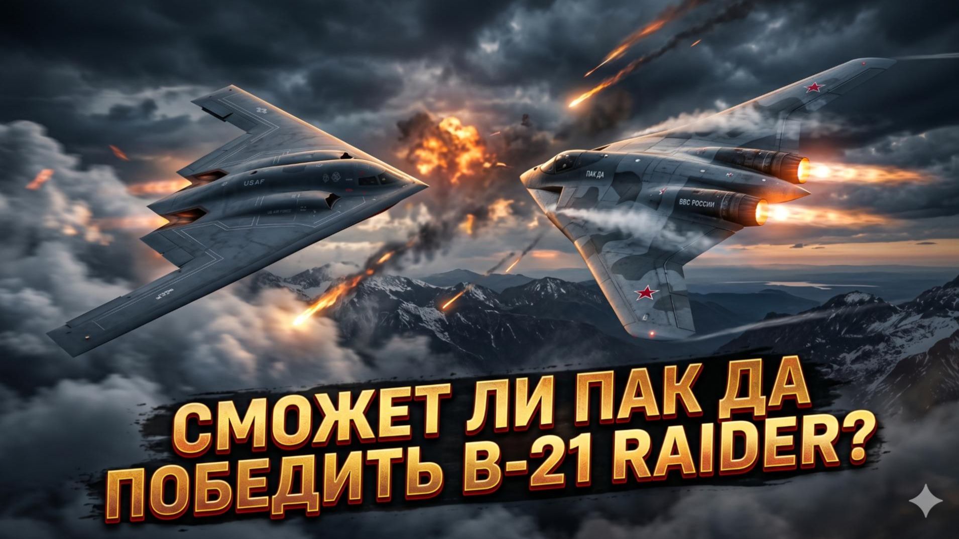 ✈️ ПАК ДА против B-21 Raider: кто кого? Россия может УНИЧТОЖИТЬ стелс-монстра США