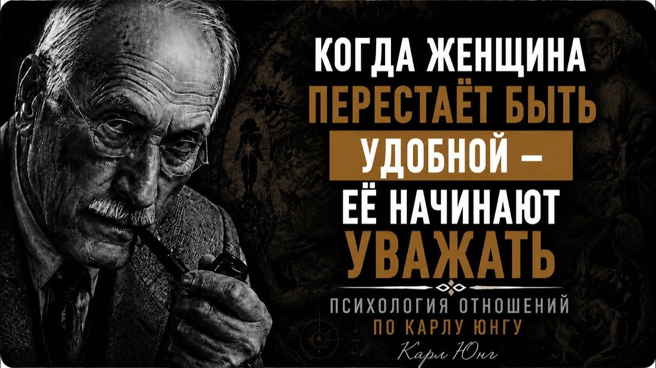 Когда женщина перестаёт быть удобной — её начинают уважать ｜ Карл Юнг