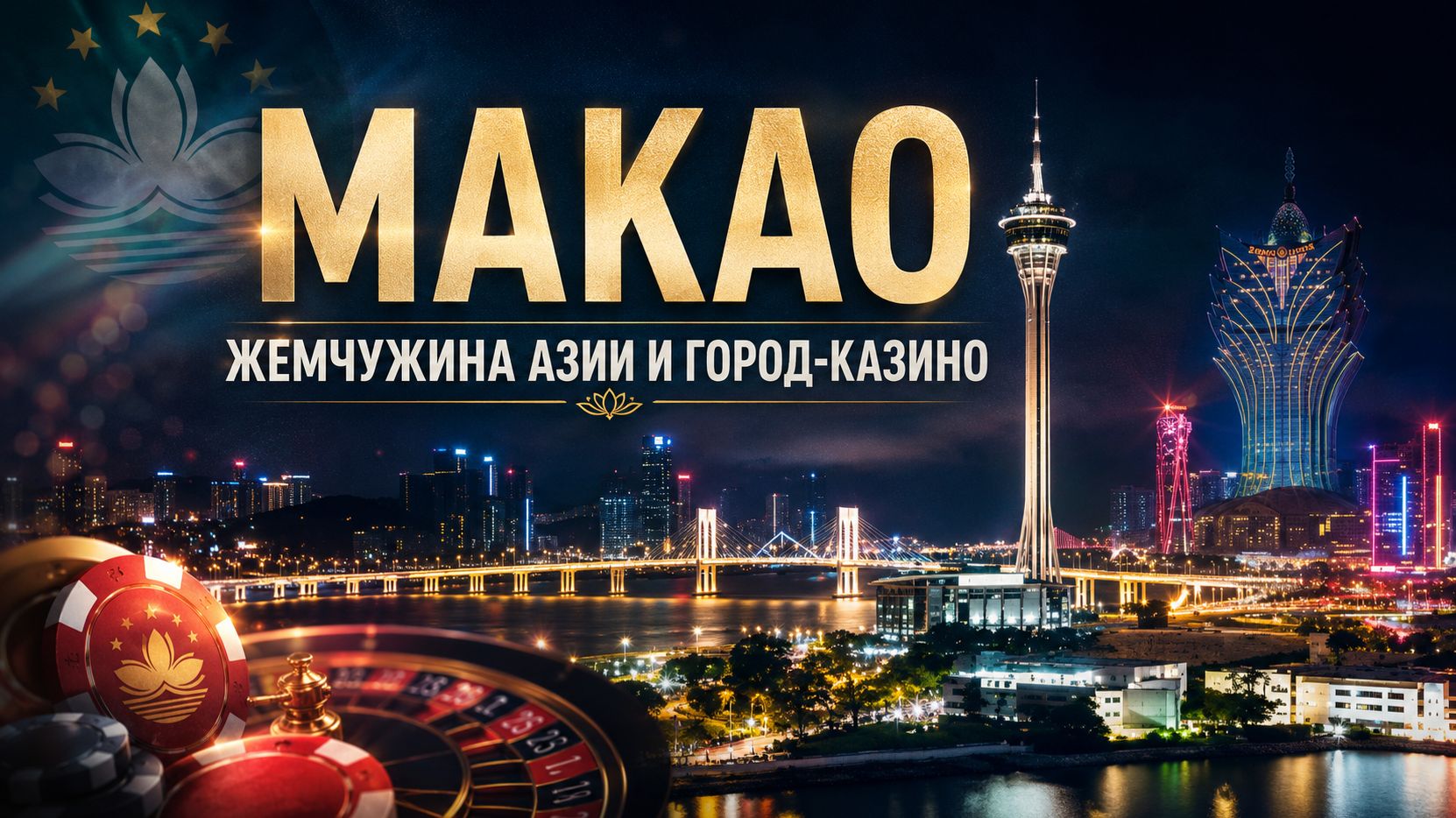 Макао: как маленький регион Китая стал центром мировой игорной индустрии