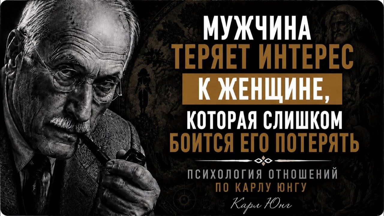 Мужчина теряет интерес к женщине, которая слишком боится его потерять ｜ Карл Юнг