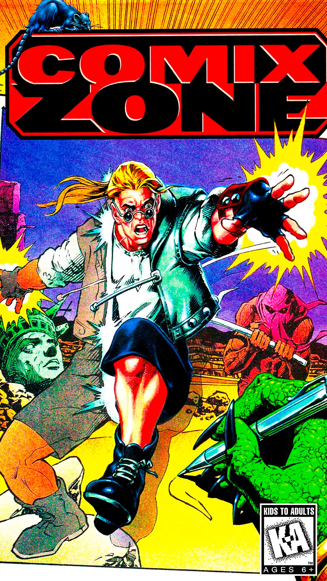 Битва на ринге Comix Zone Sega