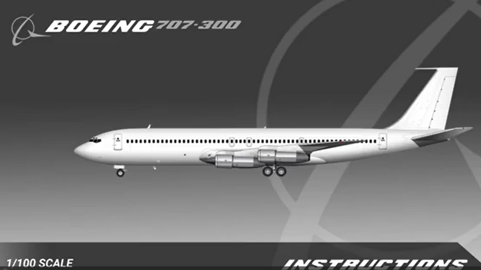 BOEING 707-300 PAPERCRAFT 1/100 VN PAPERJET - ILIEVMODELS. Assembly Instructions Video. Scale: 1/100