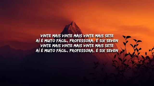 SIX SEVEN 67 (Lyrics) - Laurinha Costa (DJ CABELO) (DJ TCHOUZEN) | Six Seven Song