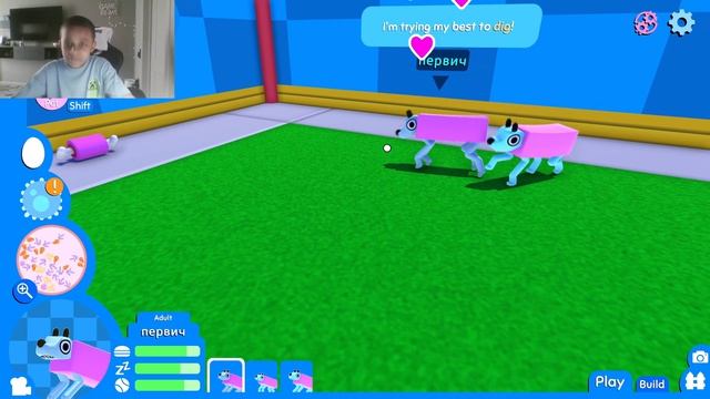 у мена появилас собака в игре Wobbledogs