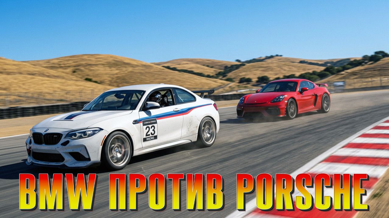 Выдавил Porsche и улетел в отрыв: Триумф на Laguna Seca (Assetto Corsa EVO)
