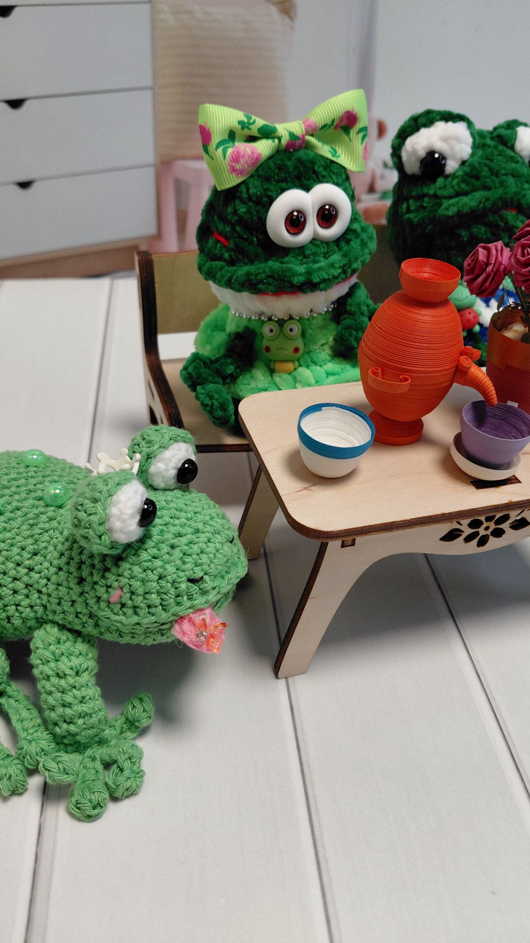 Лягушачье чаепитие🐸🐸🐸