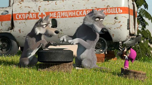 Фотография 9x12-маша и медведь