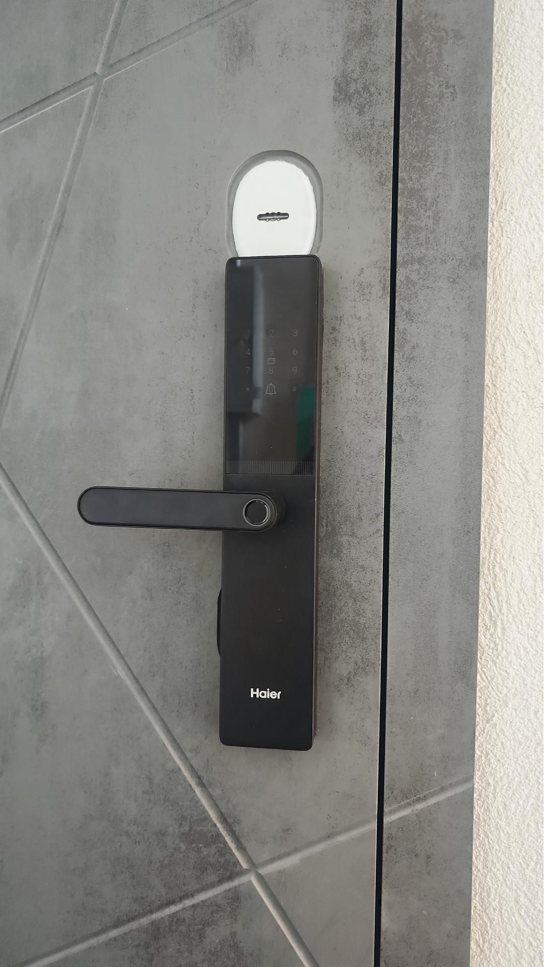 Установка умного замка haier