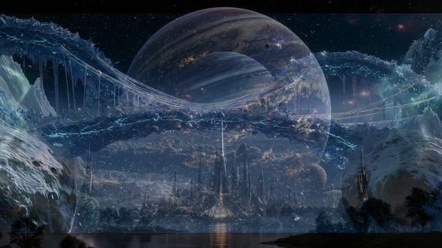 Между застывшими мирами - Небесная эмбиент-музыка и звуковые ландшафты хрустальной орбиты - 4K