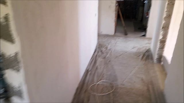 Дом с нуля. Стяжка, тёплый пол и всякие мелочи.