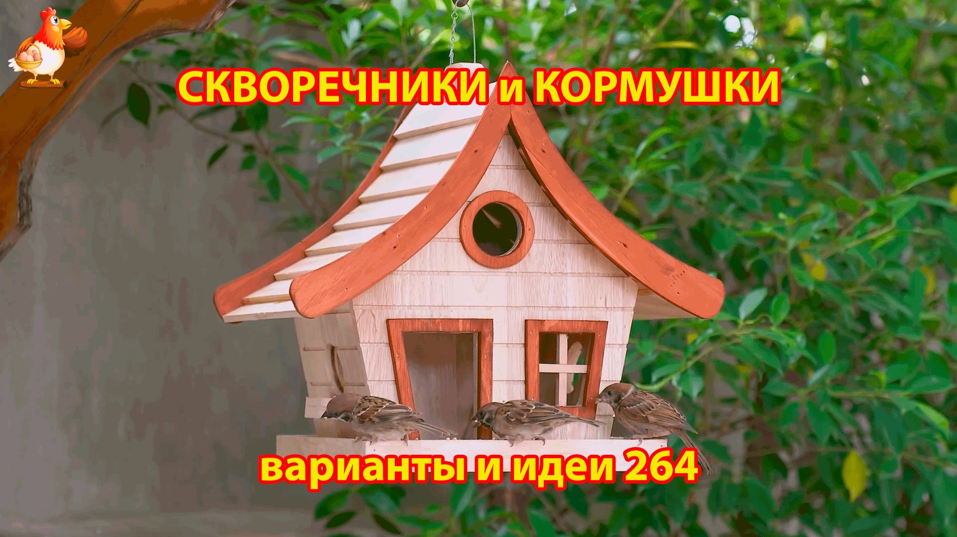 Скворечники и кормушки своими руками для птиц (264) 🪚🪛🔨 Идеи для дачи и сада пошагово ❣️