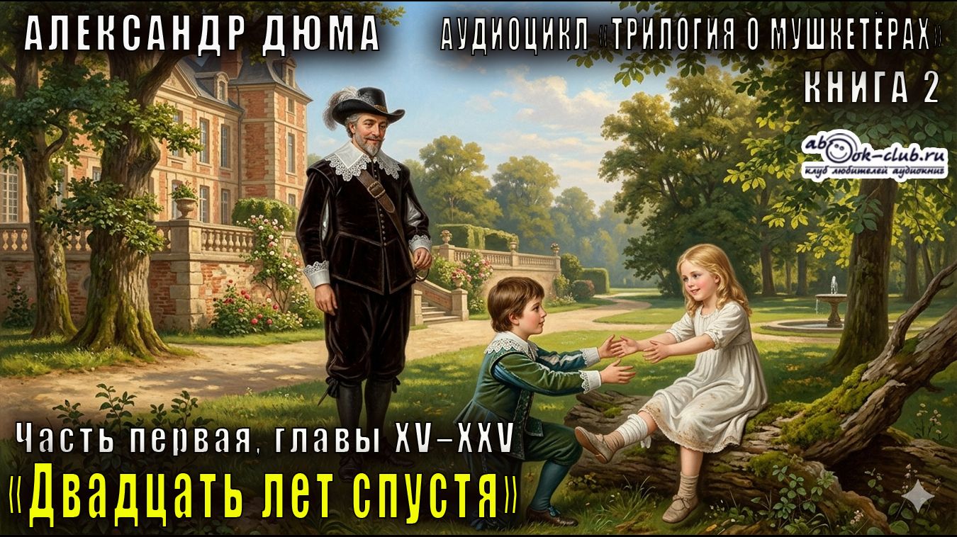 Александр Дюма "Трилогия о мушкетёрах" книга 2 "Двадцать лет спустя" Часть первая, главы XV–XXV