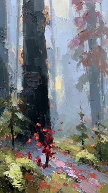 Сосновый лес (картина #1182) / Арт-студия Нормова