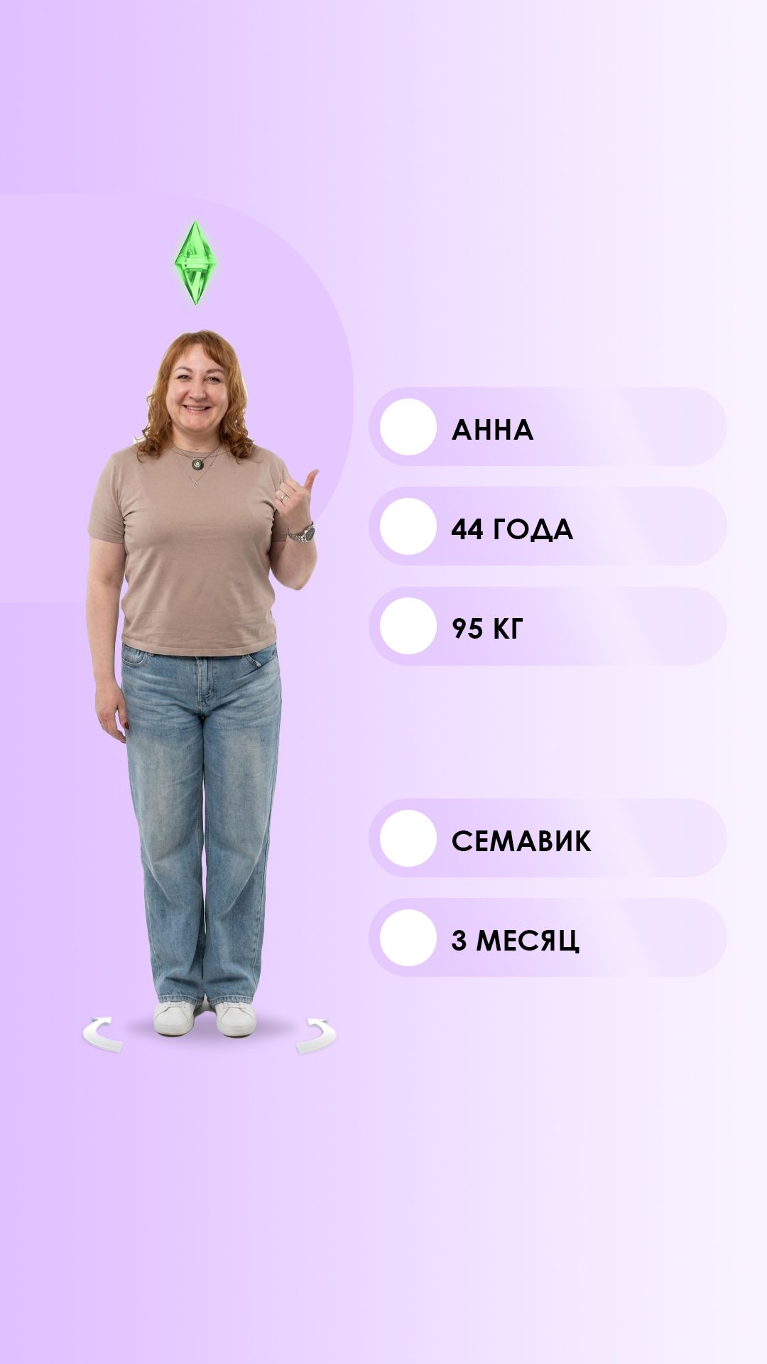АННА НА СЕМАВИКЕ: МИНУС 3 КГ И МИНУС 5 СМ ЗА МЕСЯЦ 🔥