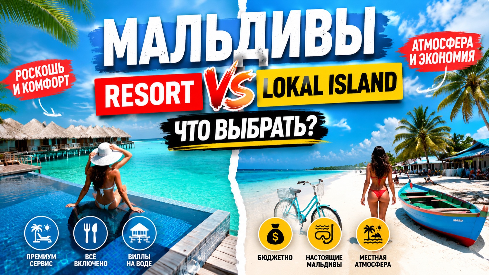 МАЛЬДИВЫ. ЛОКАЛЬНЫЙ ОСТРОВ ИЛИ РЕЗОРТ? Dharavandhoo или Kihaa Maldives 5*