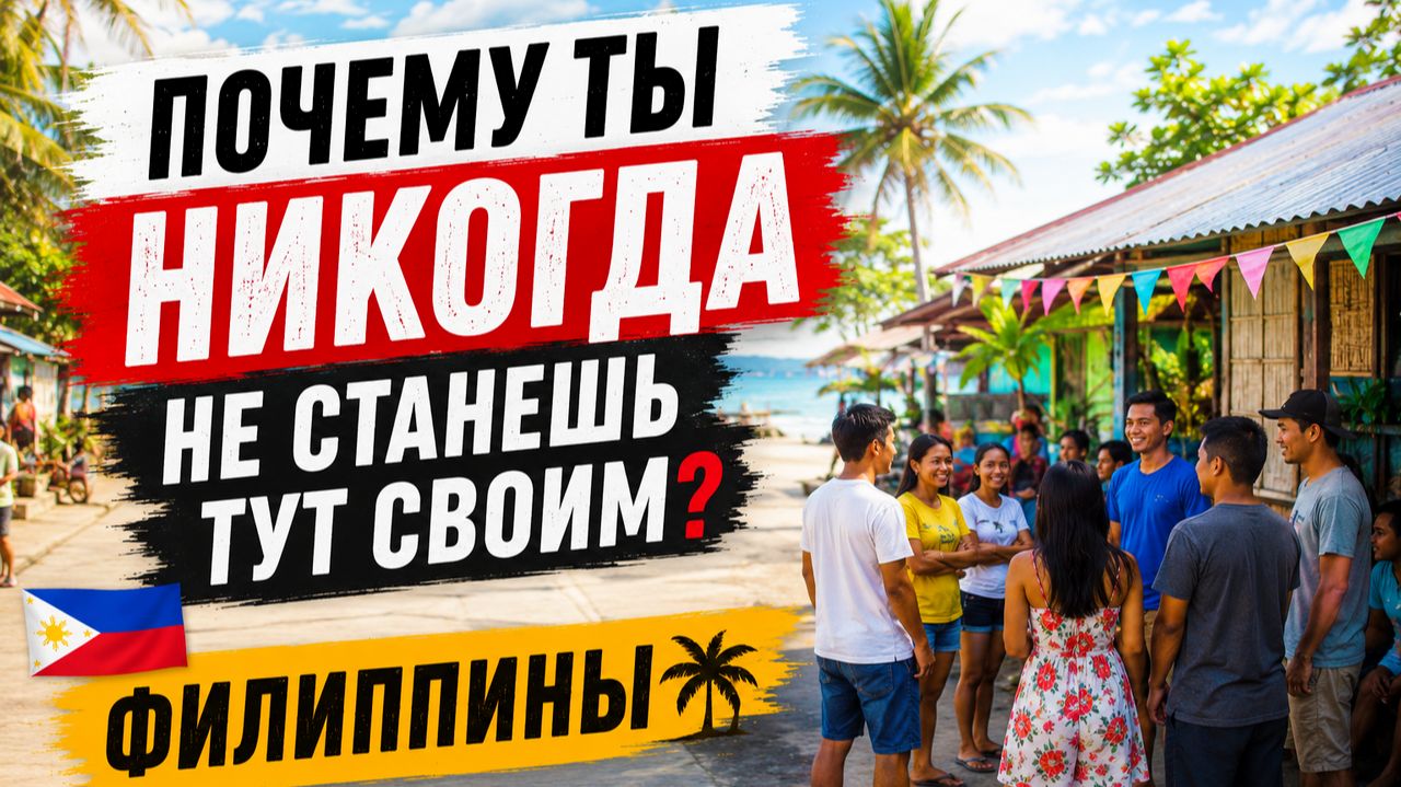 Почему Филиппинцы никогда не примут тебя полностью? Проблемы интеграции