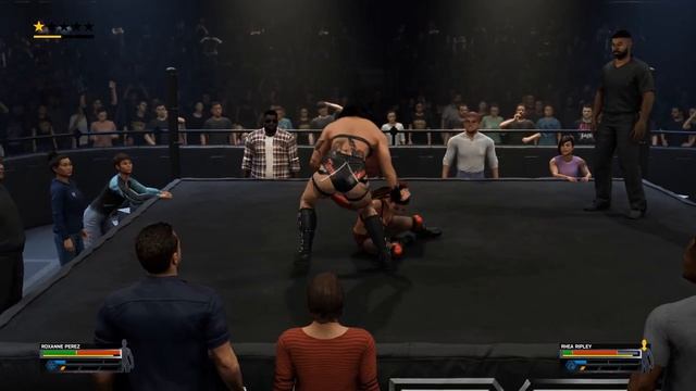 WWE 2k25_NXT Underground match_Roxanne Perez_vs_Rhea Ripley... .