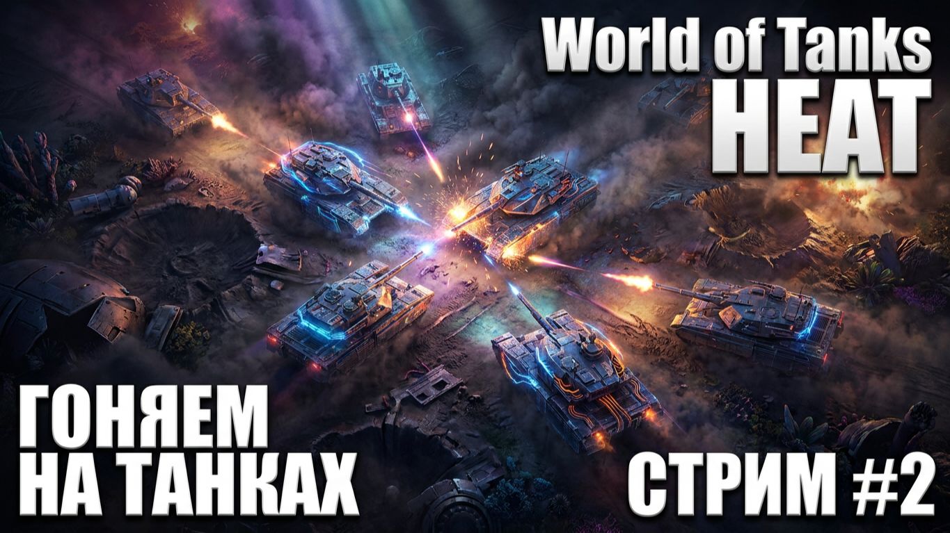 World of Tanks_ HEAT - ТАНКОВАЯ ВАКХАНАЛИЯ🕹 СТРИМ Эпизод 2
