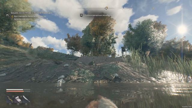 Dying Light: The Beast — Режим выживания | Часть 69. Вышка на острове с психлечебницей